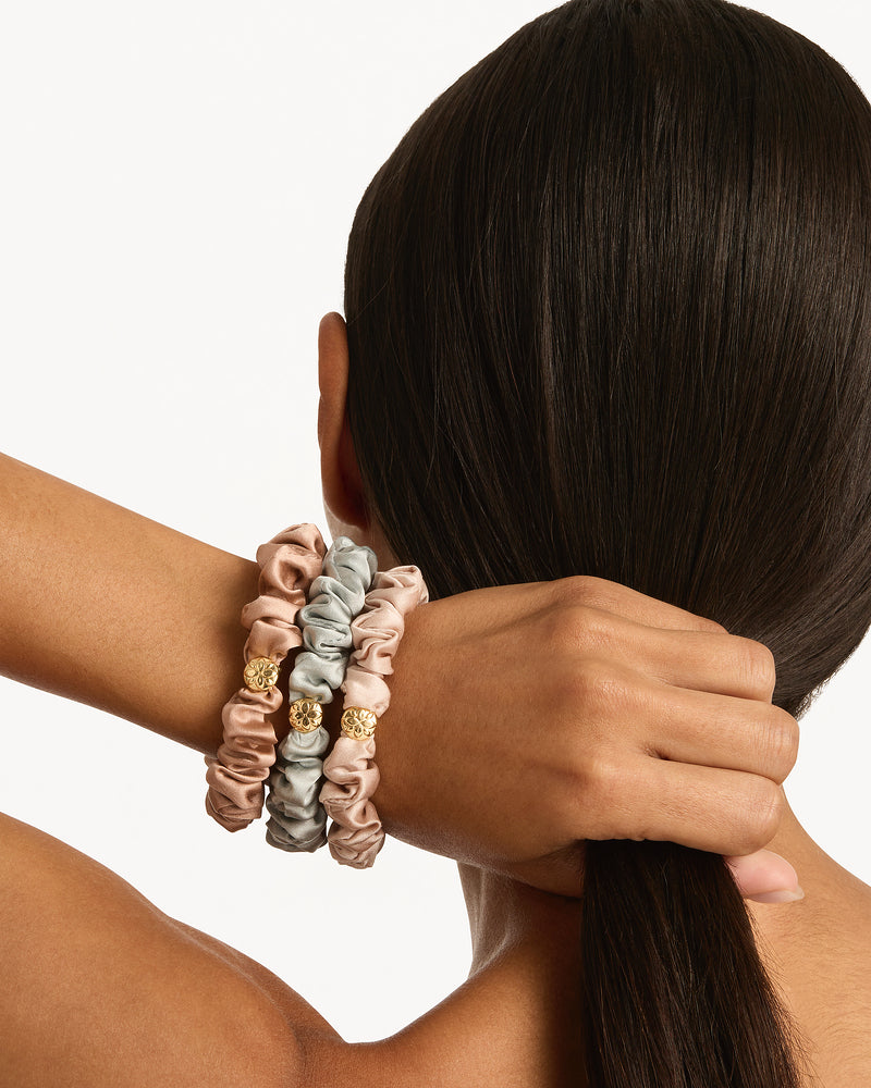 Rise and Bloom Silk Scrunchies – by charlotte