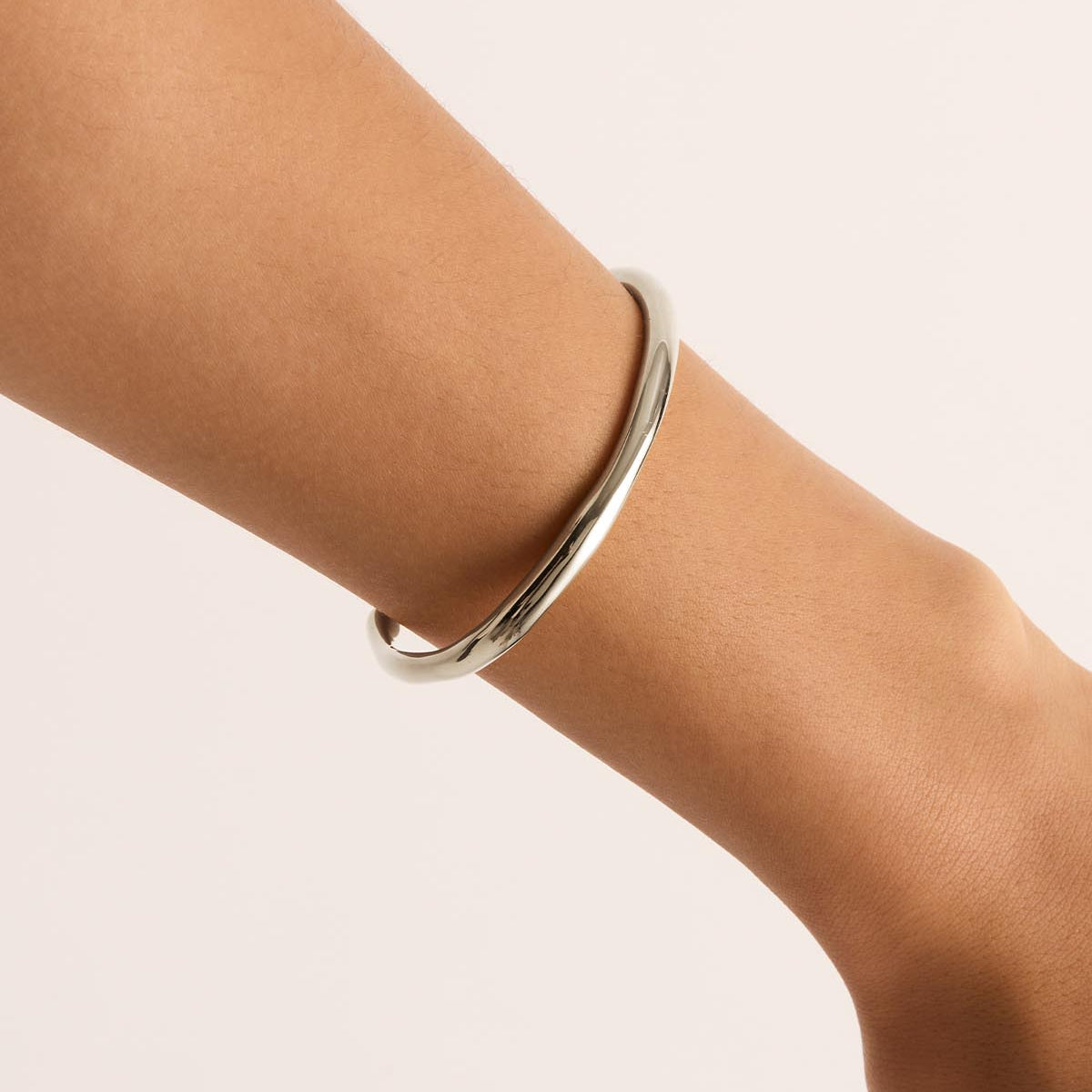 Sterling Silver Lover Bangle – by charlotte
