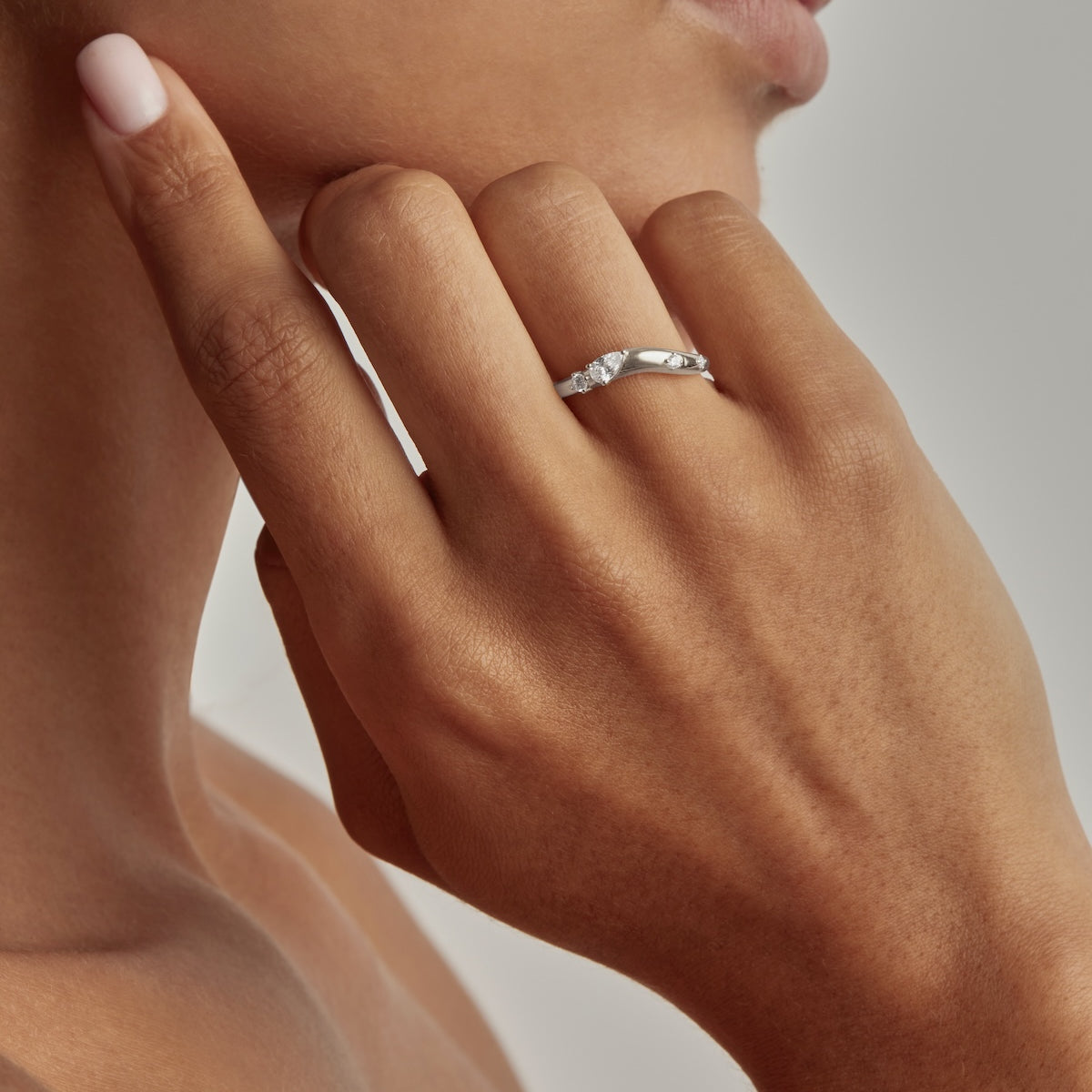 Sterling Silver Chasing Tides Ring – by charlotte