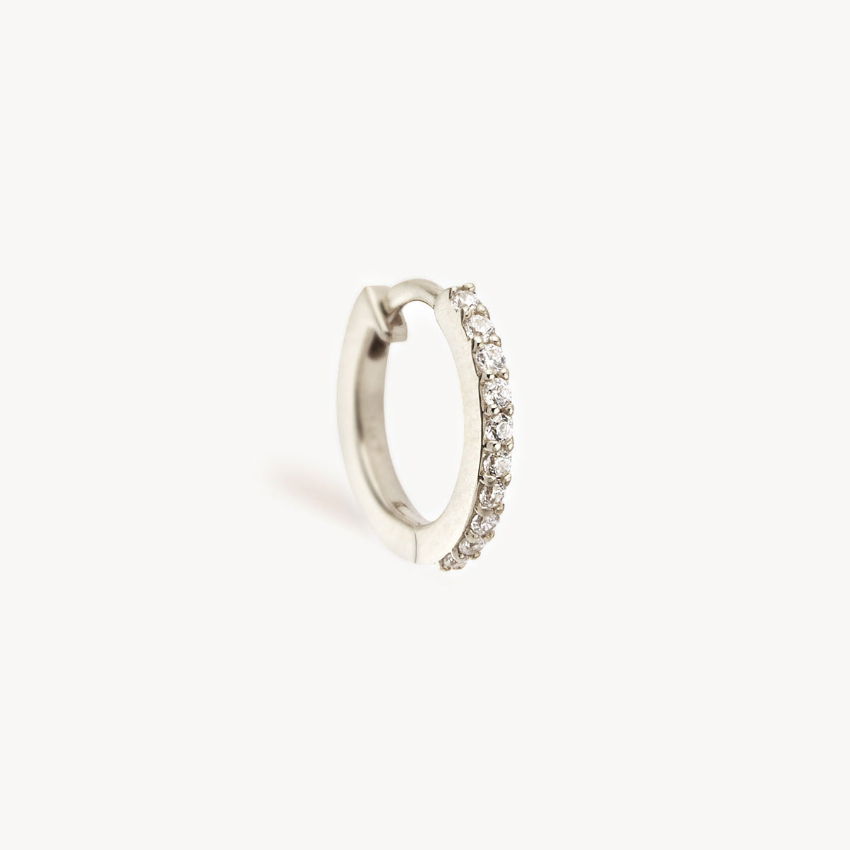 14k Solid White Gold Diamond Celestial Sleeper – by charlotte