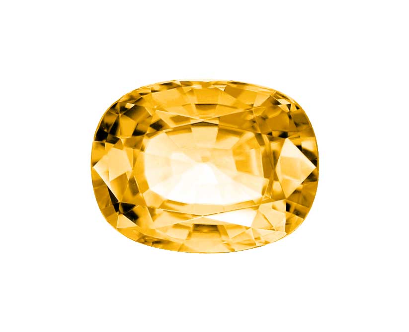 18k Gold Vermeil Lotus Birthstone Necklace - November - Citrine – by ...