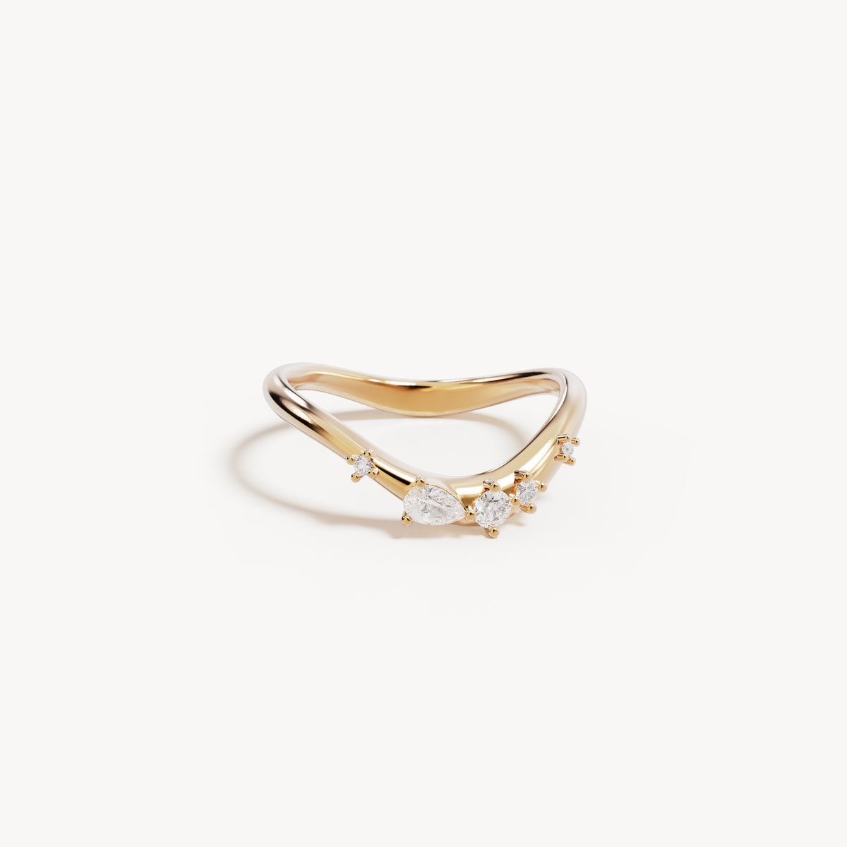 9k Solid Gold Morning Light 0.2ct Lab-Grown Diamond Ring – by charlotte