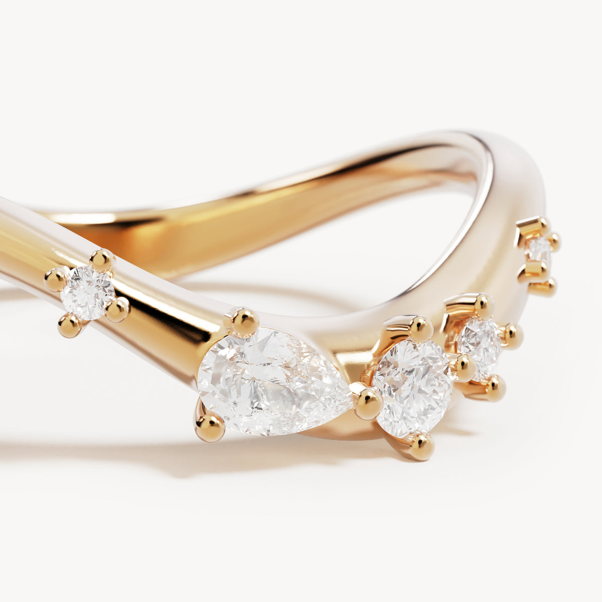 9k Solid Gold Morning Light 0.2ct Lab-Grown Diamond Ring – by charlotte