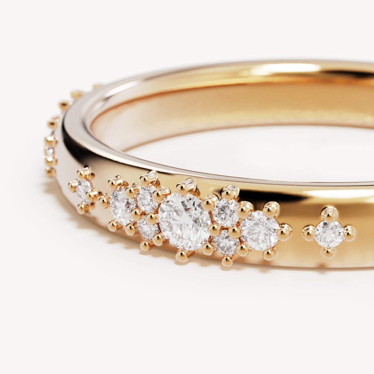 9k Solid Gold Beneath the Morning Light 0.5ct Lab-Grown Diamond Ring ...