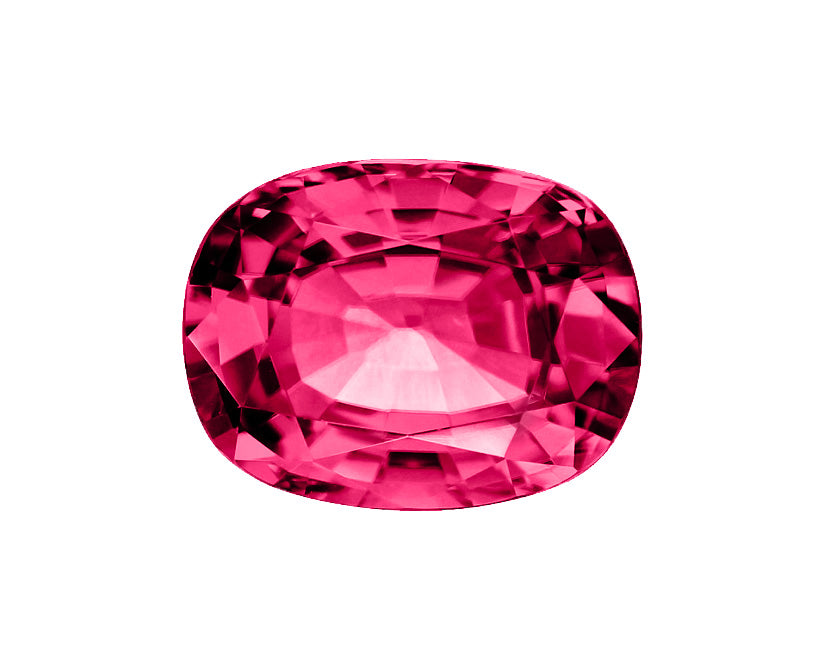 14k Solid Gold Lotus Birthstone Diamond Necklace - July - Ruby – by ...