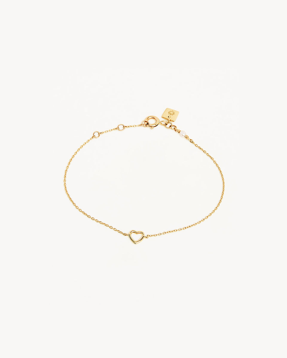 14k Solid Gold Pure Love Bracelet – by charlotte