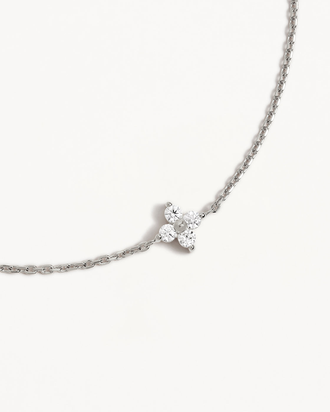 Sterling Silver Crystal Bloom Bracelet – by charlotte