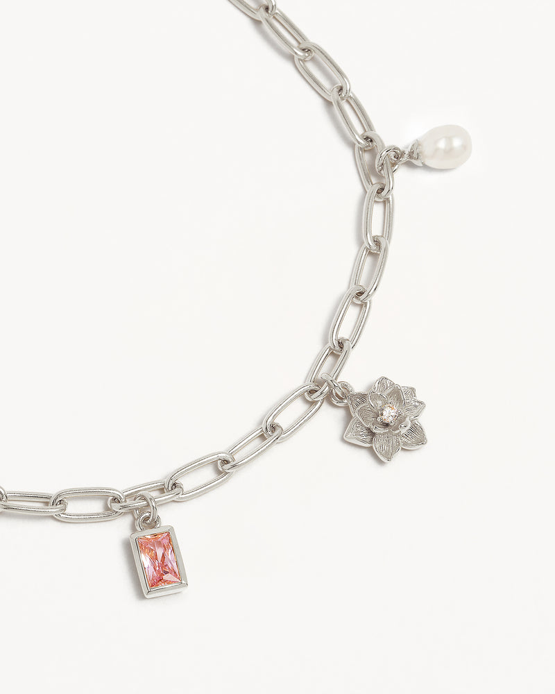 Sterling Silver Bloom With Grace Bracelet – by charlotte