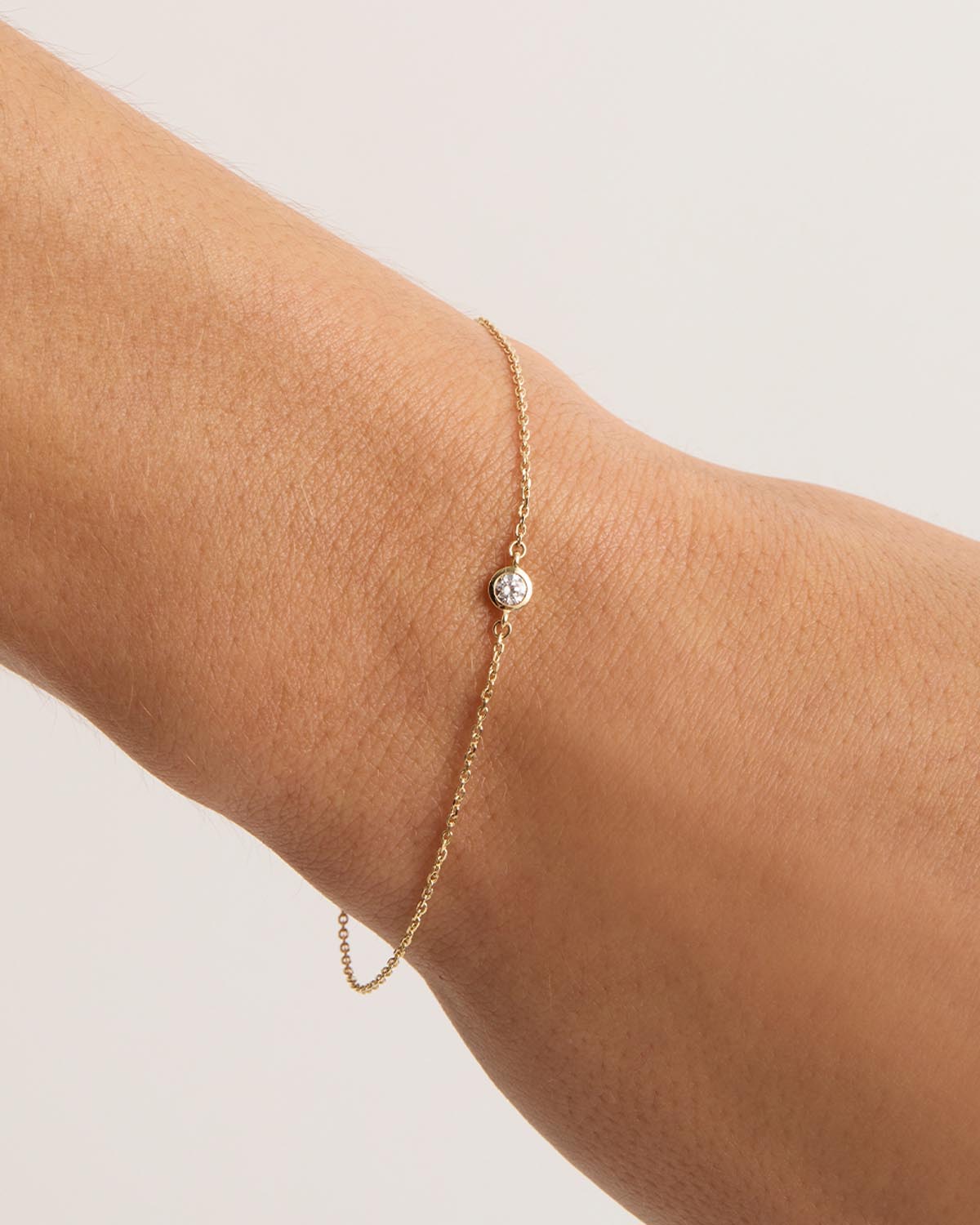 14k Solid Gold Water Drop Diamond Bracelet – by charlotte