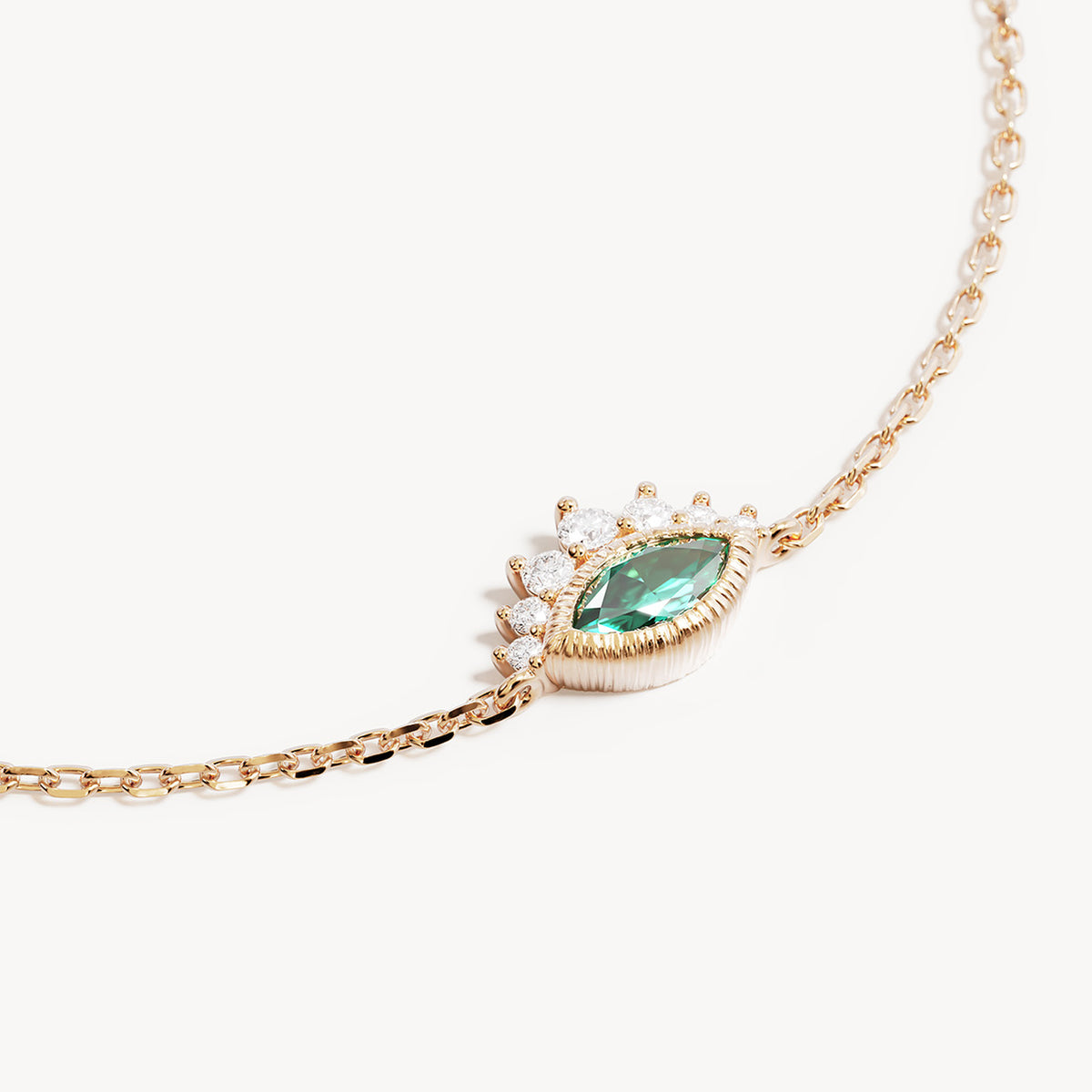 18k Gold Vermeil Hope and Protection Bracelet – by charlotte