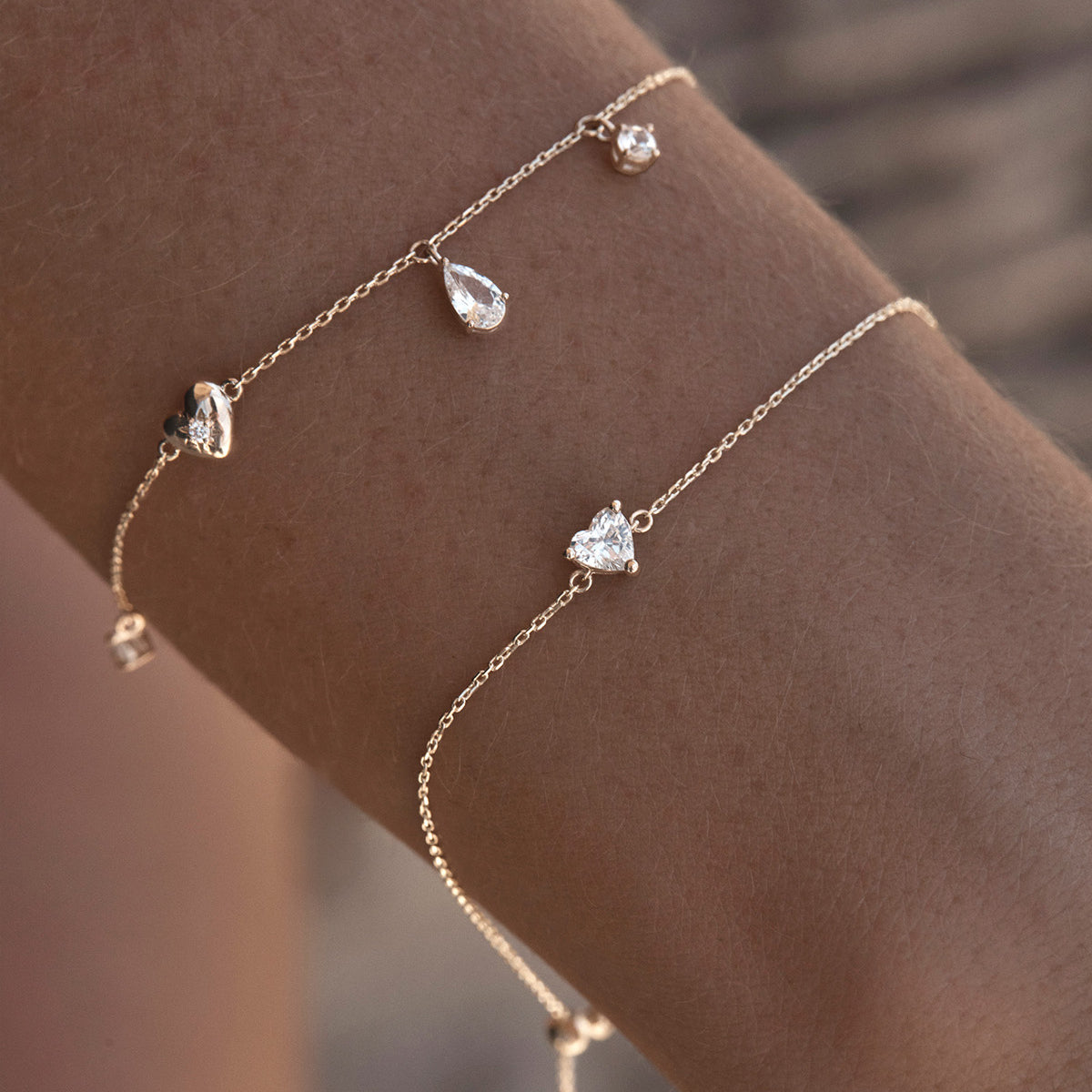 9k Solid Gold With Every Breath Bracelet – by charlotte