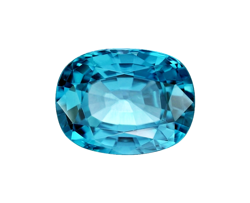 18k Gold Vermeil Lotus Birthstone Necklace - December - Blue Topaz – by ...