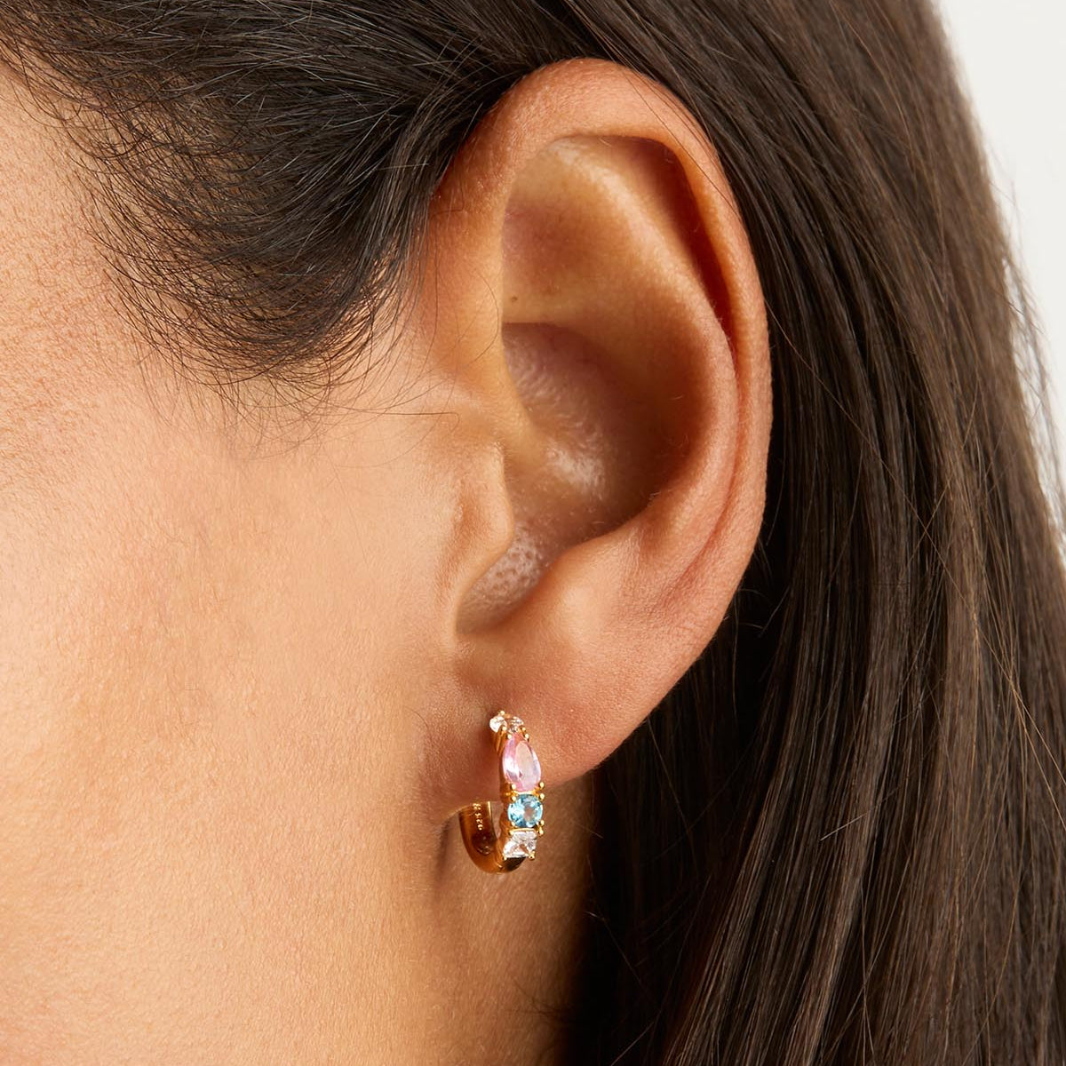 18k Gold Vermeil Cherish Deeply Hoops – by charlotte