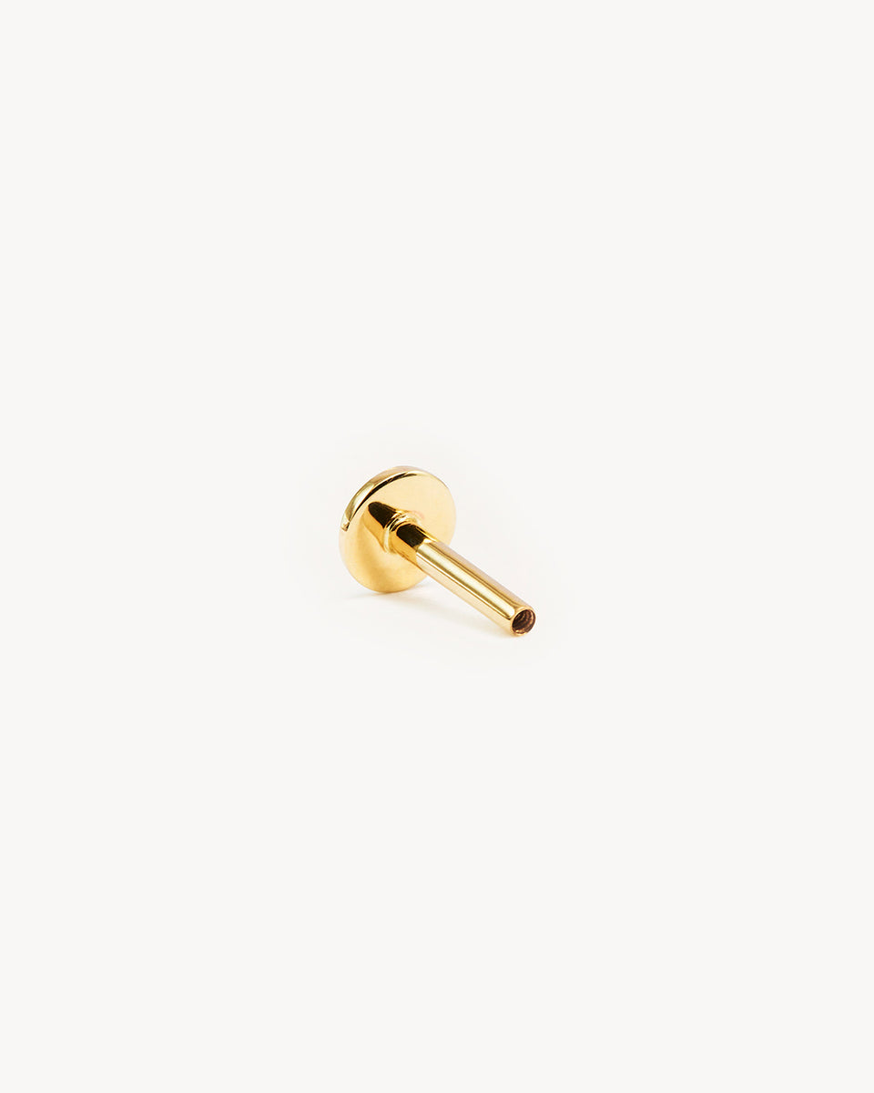 14k Solid Gold Cartilage Earring Post – by charlotte