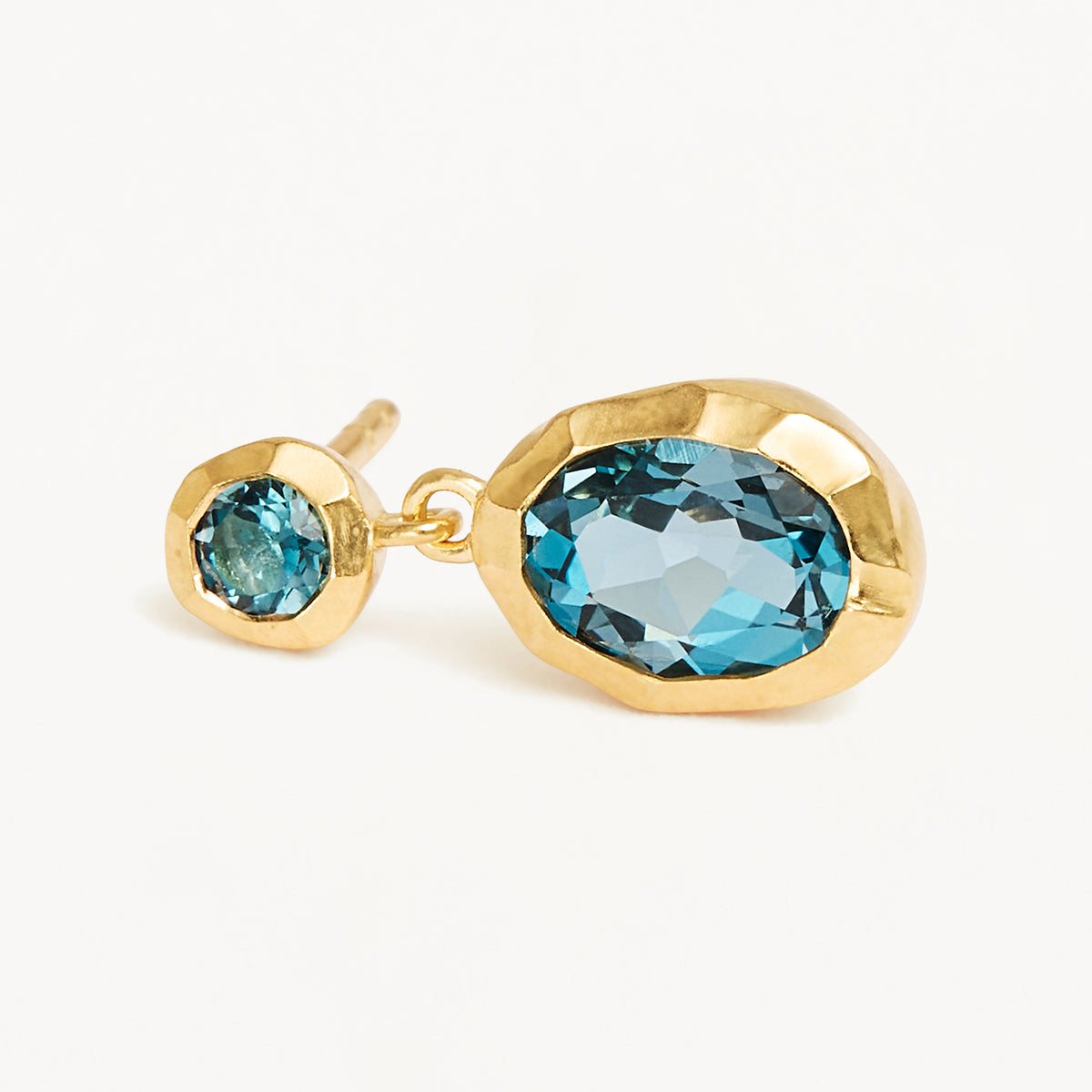 18k Gold Vermeil Sacred Jewel Topaz Earrings – by charlotte