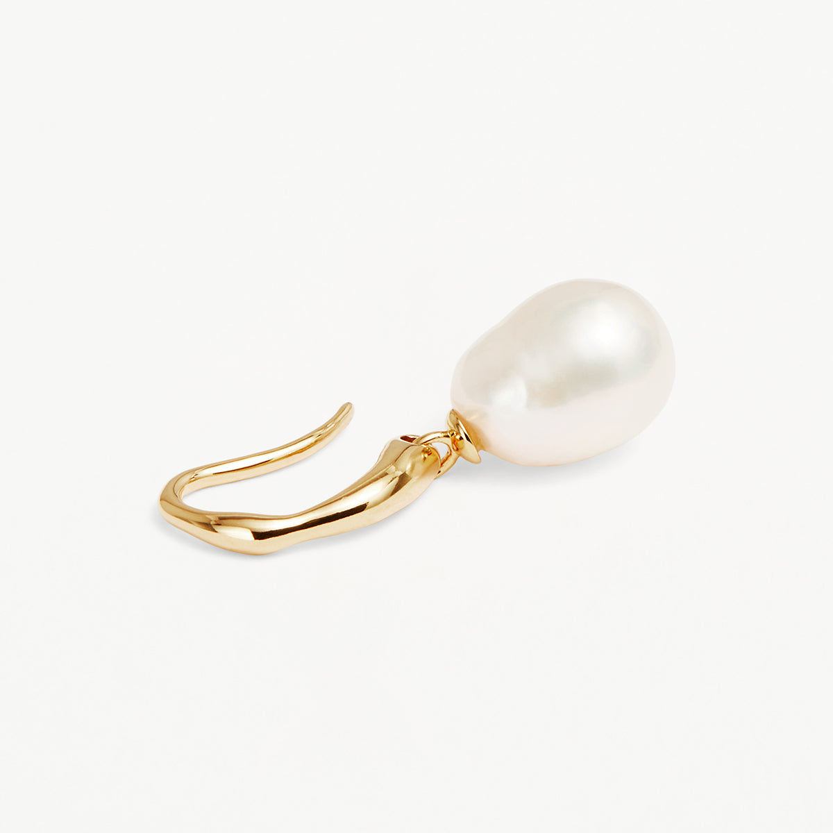 18k Gold Vermeil Harmony Pearl Hook Earrings – by charlotte