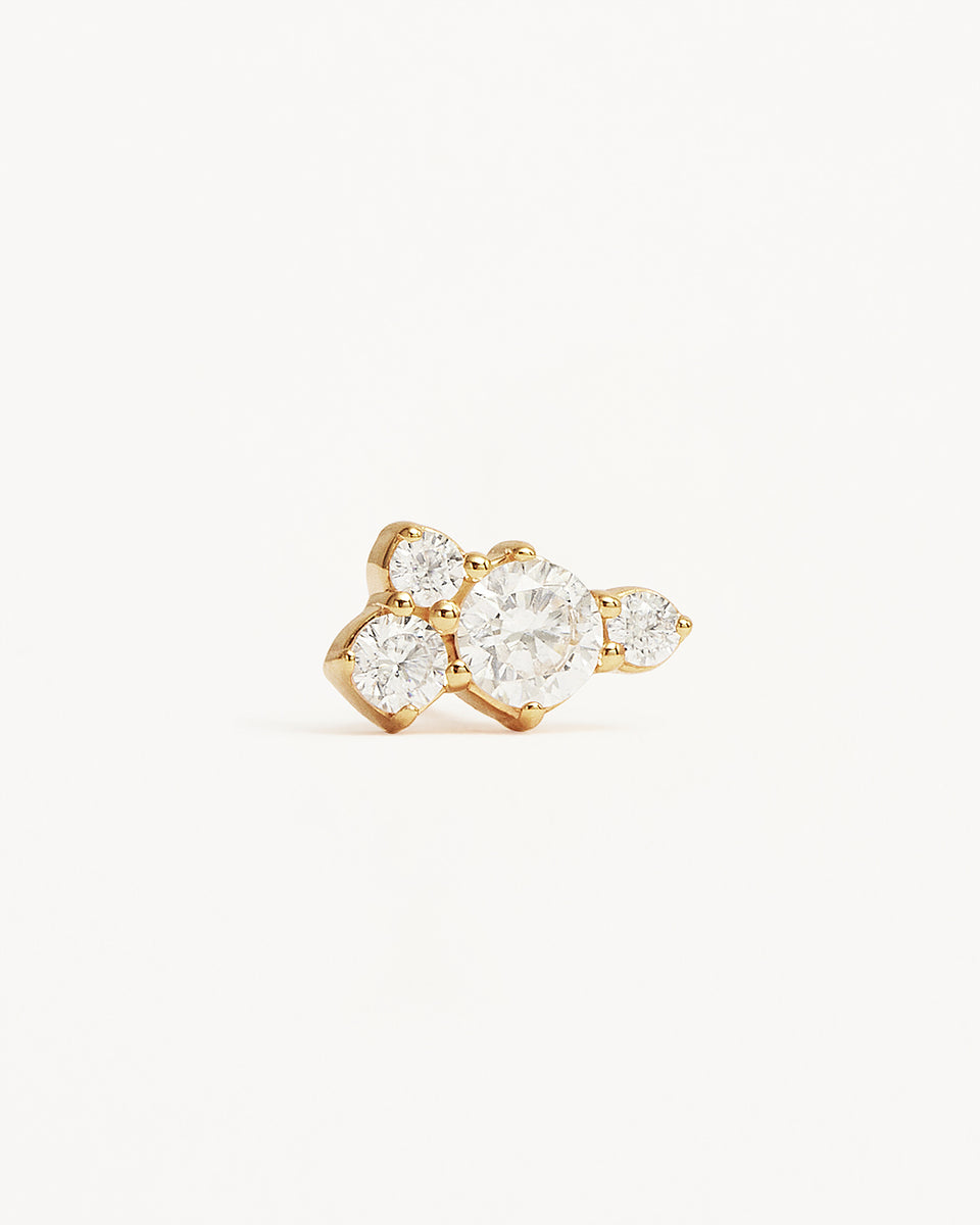 18k Gold Vermeil Mist Stud Earrings – by charlotte