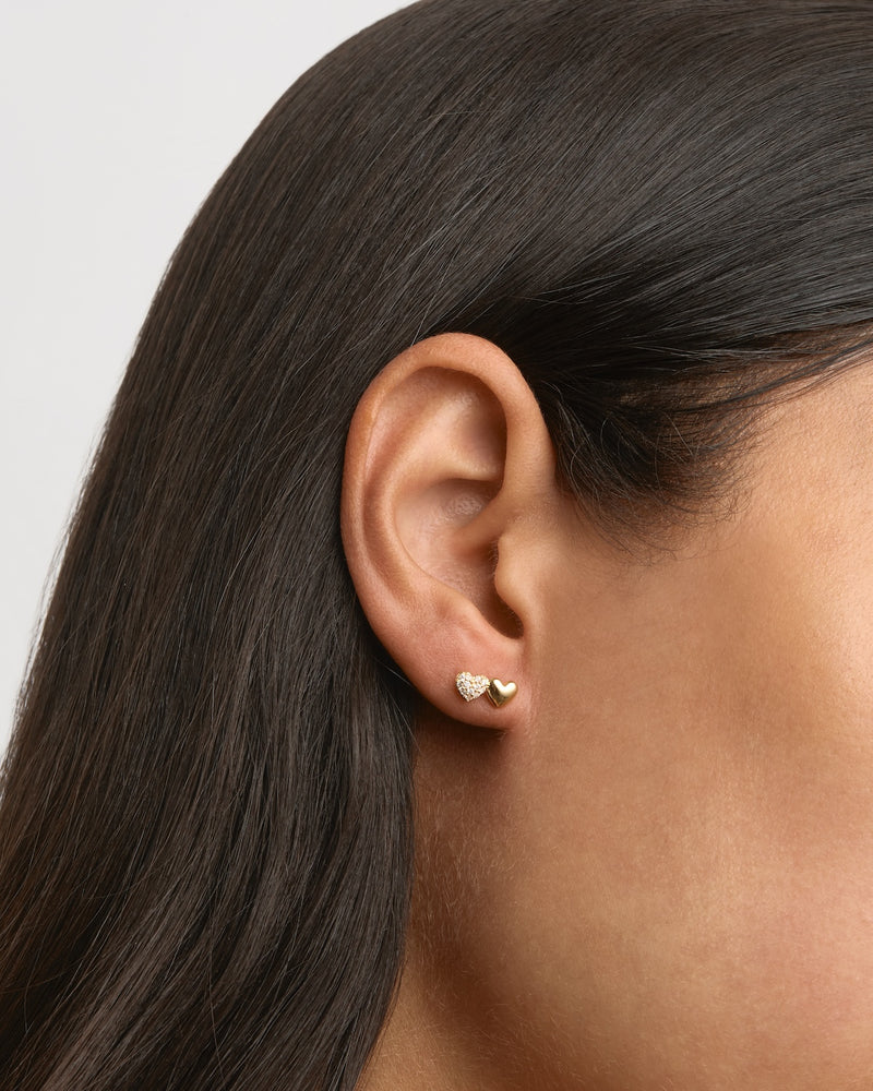 18k Gold Vermeil Always By Your Side Stud Earrings – by charlotte