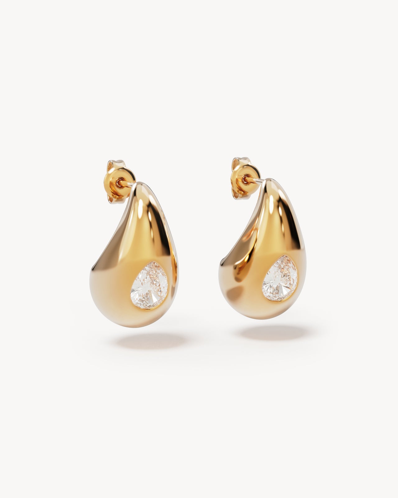18k Gold Vermeil Dewdrop Large Earrings – by charlotte