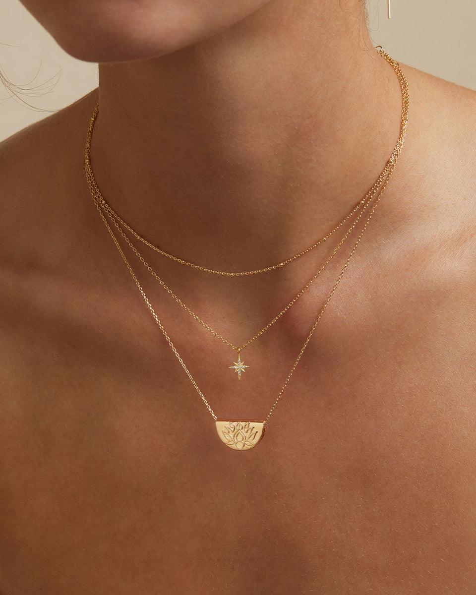 Short Lotus Necklace – by charlotte