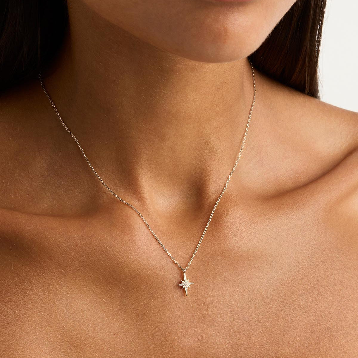Sterling Silver Starlight Necklace – by charlotte