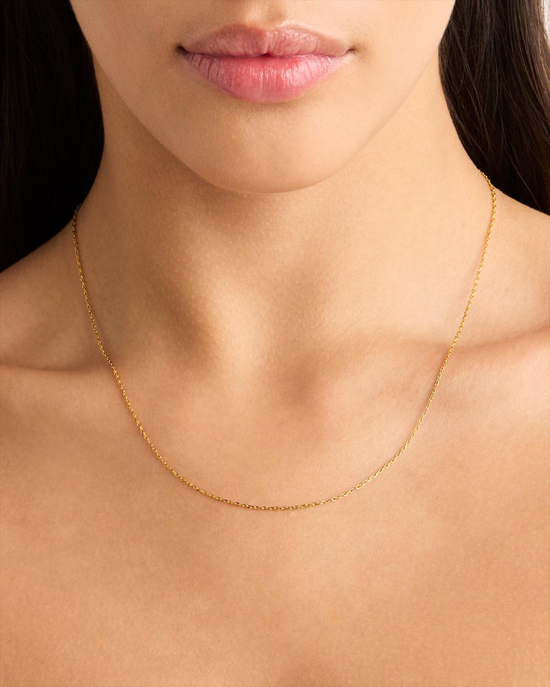 18k Gold Vermeil 18" Signature Chain Necklace – by charlotte
