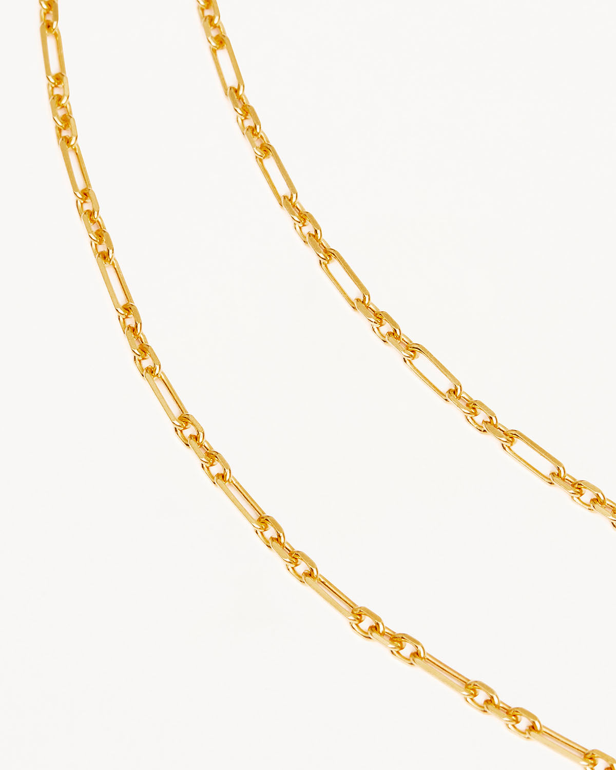 18k Gold Vermeil 19" Mixed Link Chain Necklace – by charlotte