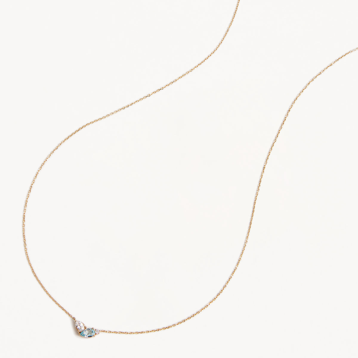 14k Solid Gold By Your Side Sapphire Necklace – by charlotte