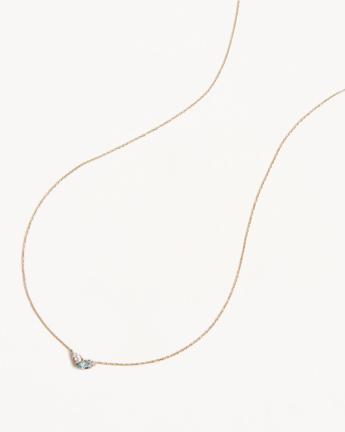 14k Solid Gold By Your Side Sapphire Necklace – by charlotte