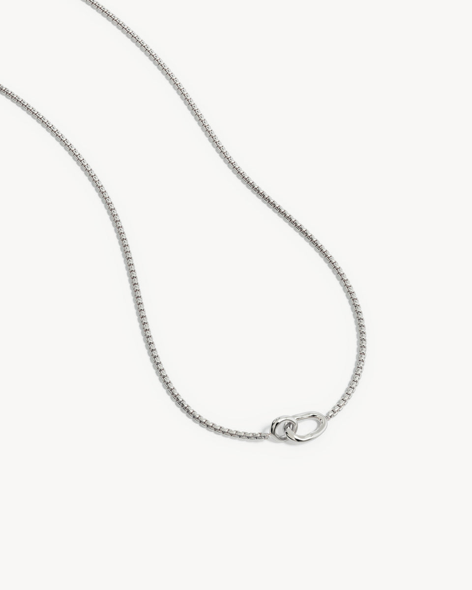 Sterling Silver Infinity Necklace – by charlotte
