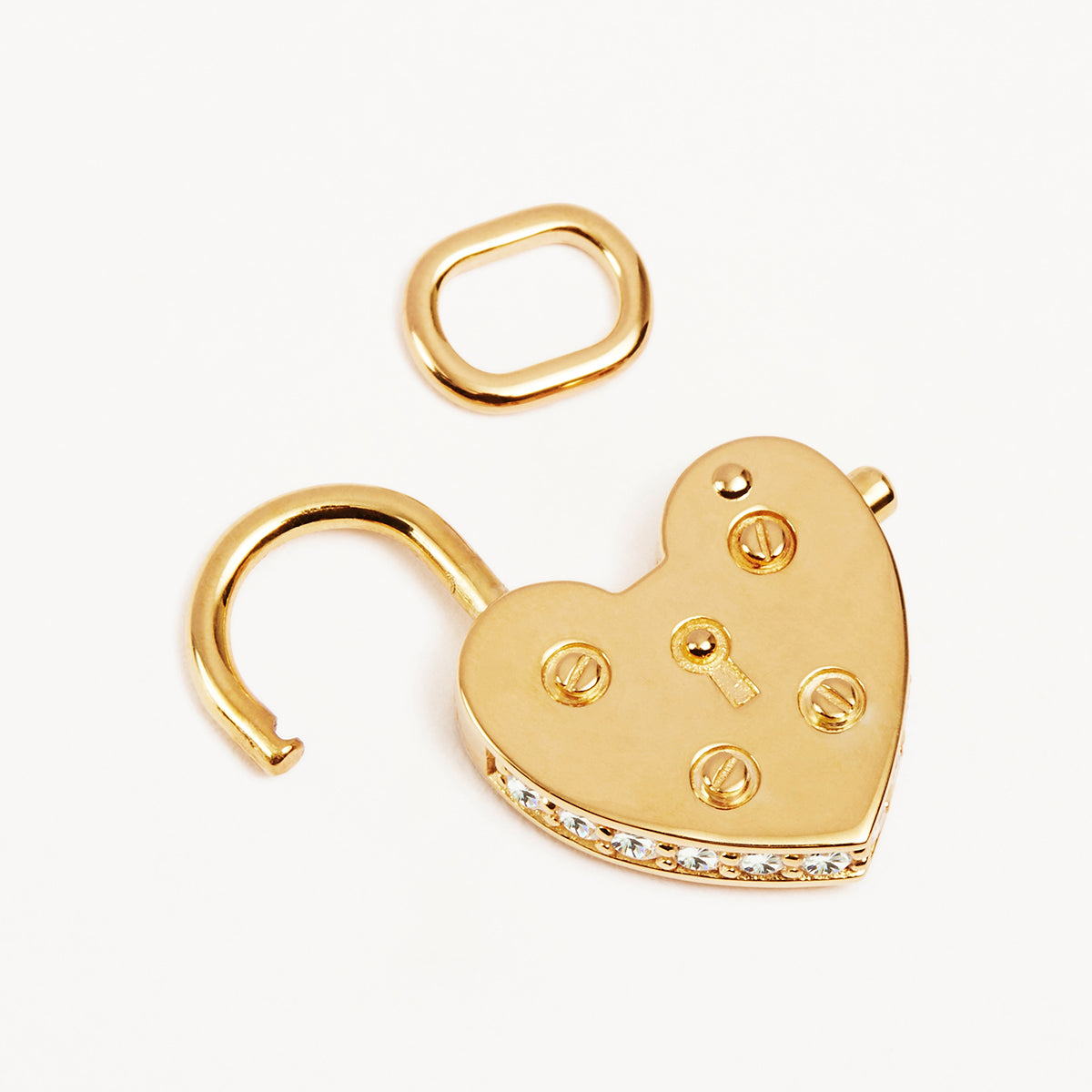 18k Gold Vermeil Love Unlocked Padlock Pendant – by charlotte