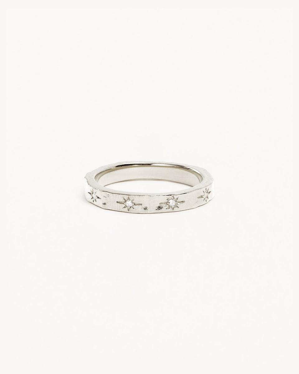 Sterling Silver Stardust Ring – by charlotte