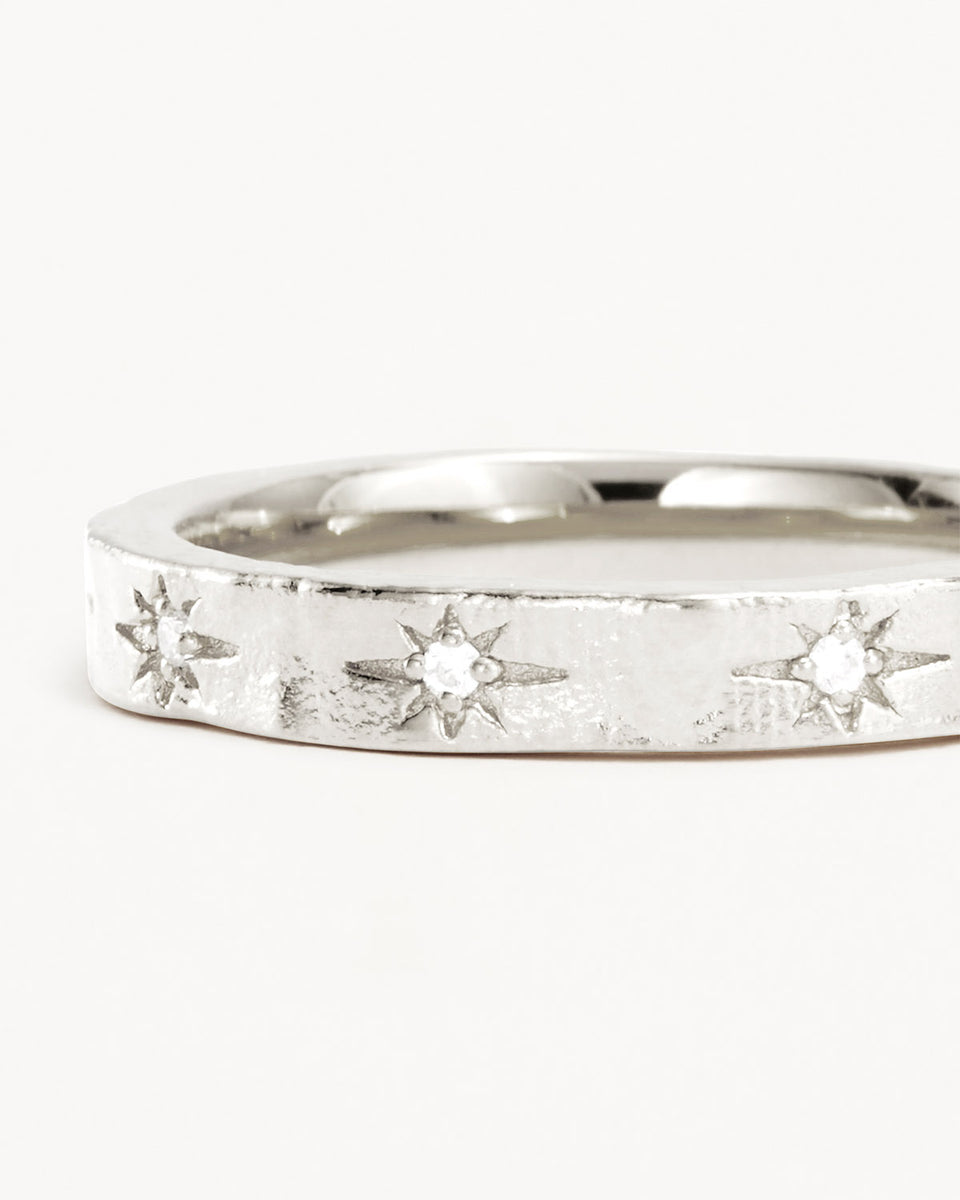 Sterling Silver Stardust Ring – by charlotte