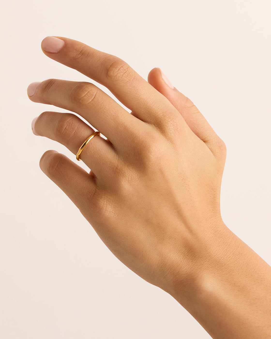 18k Gold Vermeil Lover Thin Ring – by charlotte