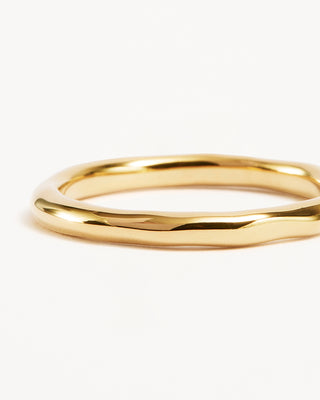 18k Gold Vermeil Lover Thin Ring – by charlotte