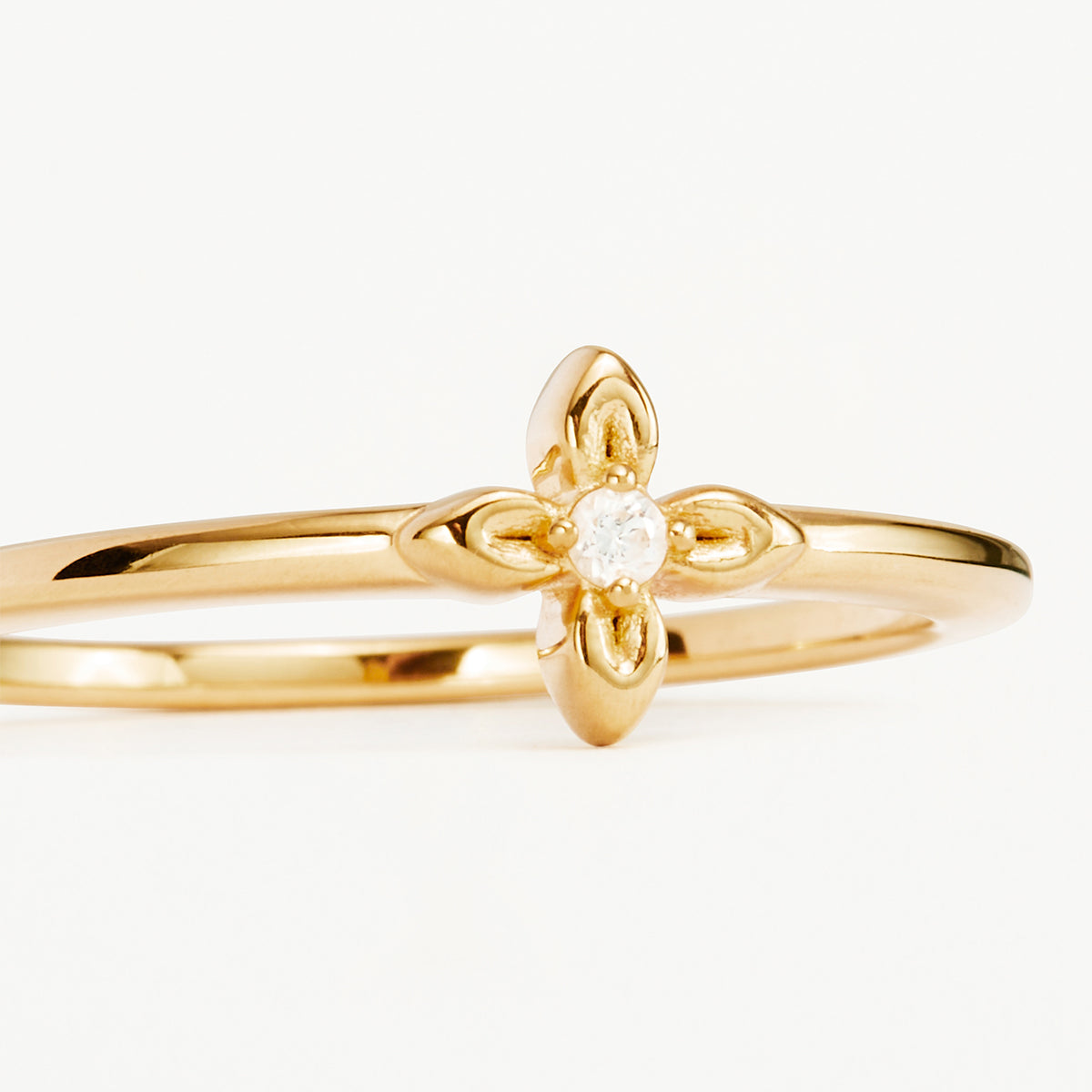 18k Gold Vermeil Live in Light Ring – by charlotte