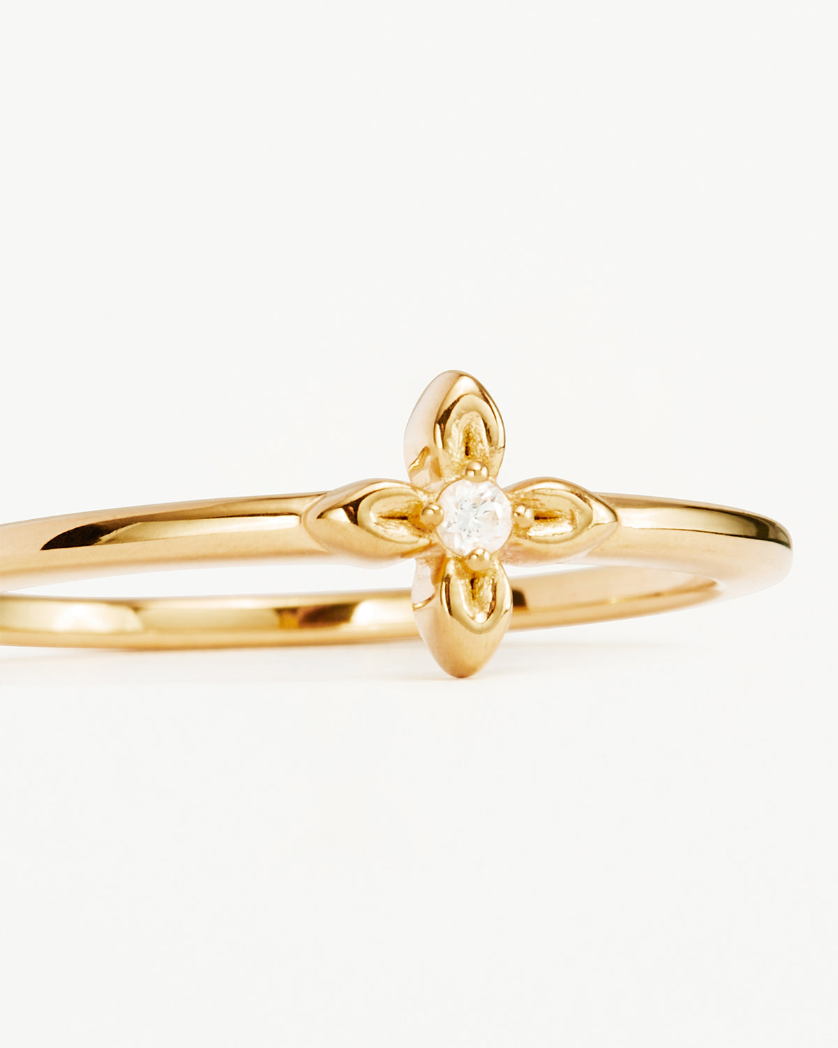 18k Gold Vermeil Live in Light Ring – by charlotte