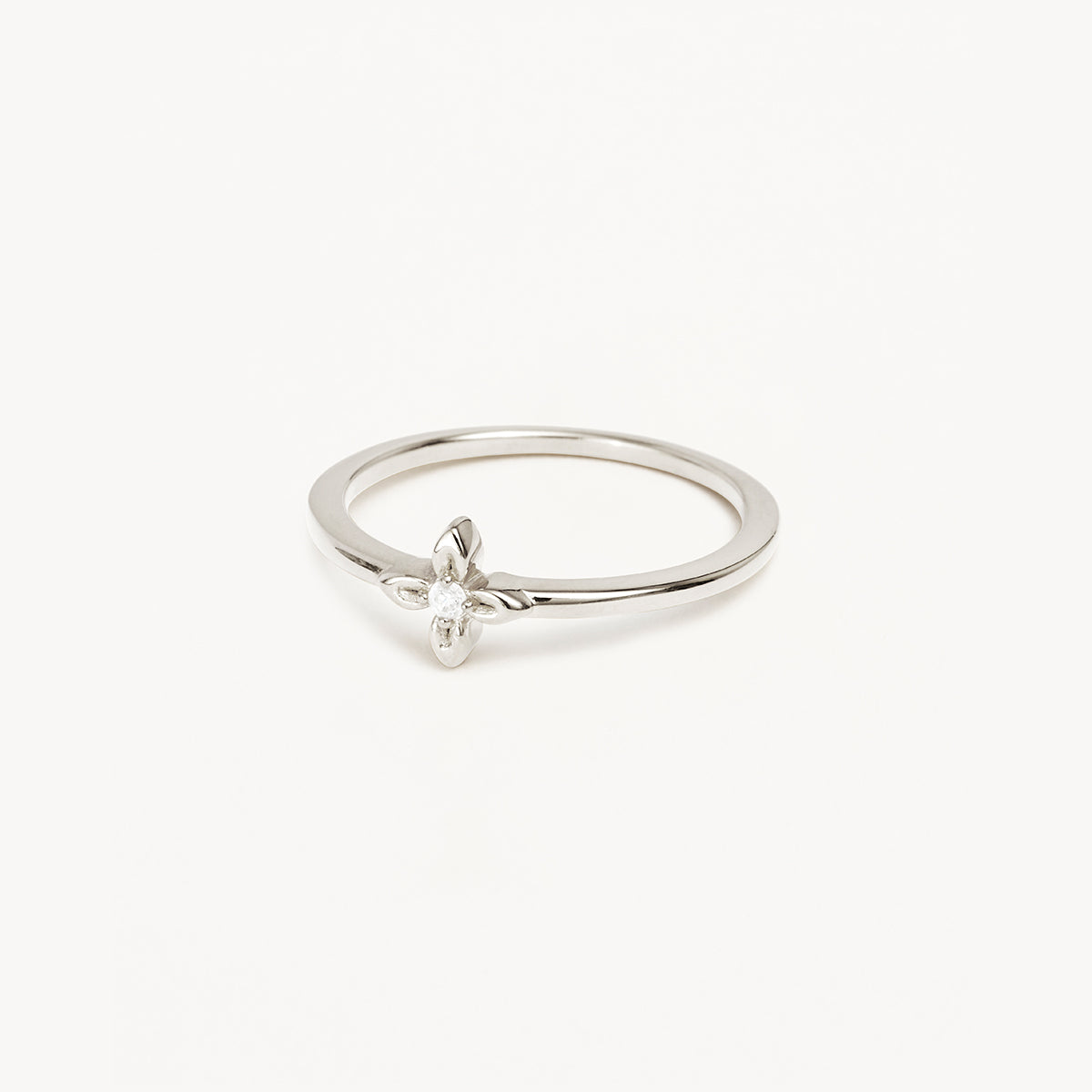 Sterling Silver Live in Light Ring – by charlotte