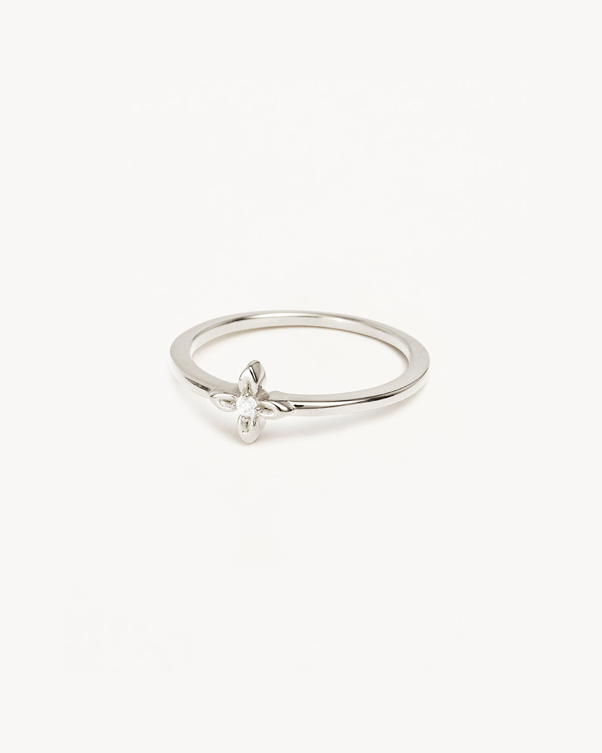 Sterling Silver Live in Light Ring – by charlotte