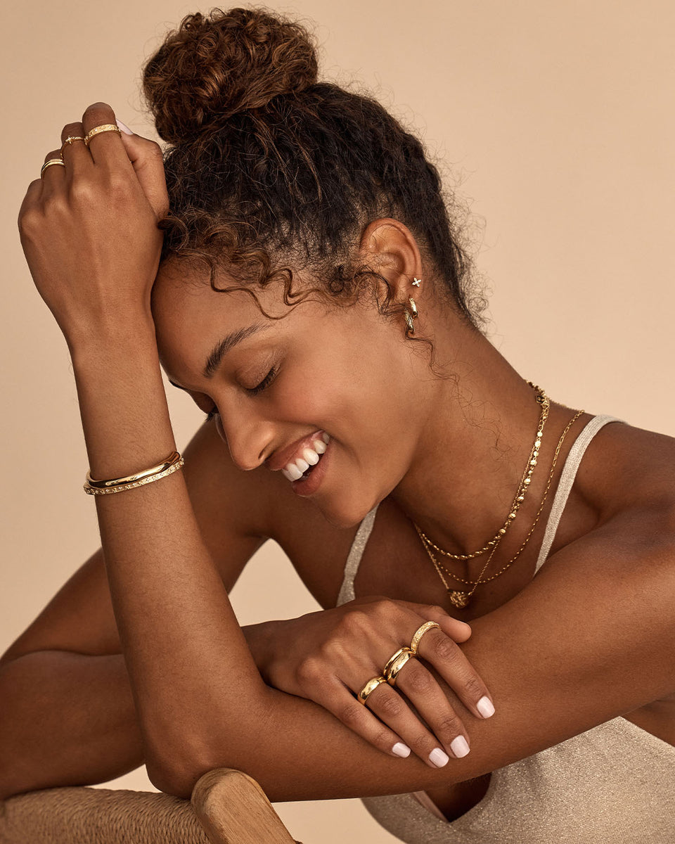 18k Gold Vermeil Live in Grace Ring – by charlotte