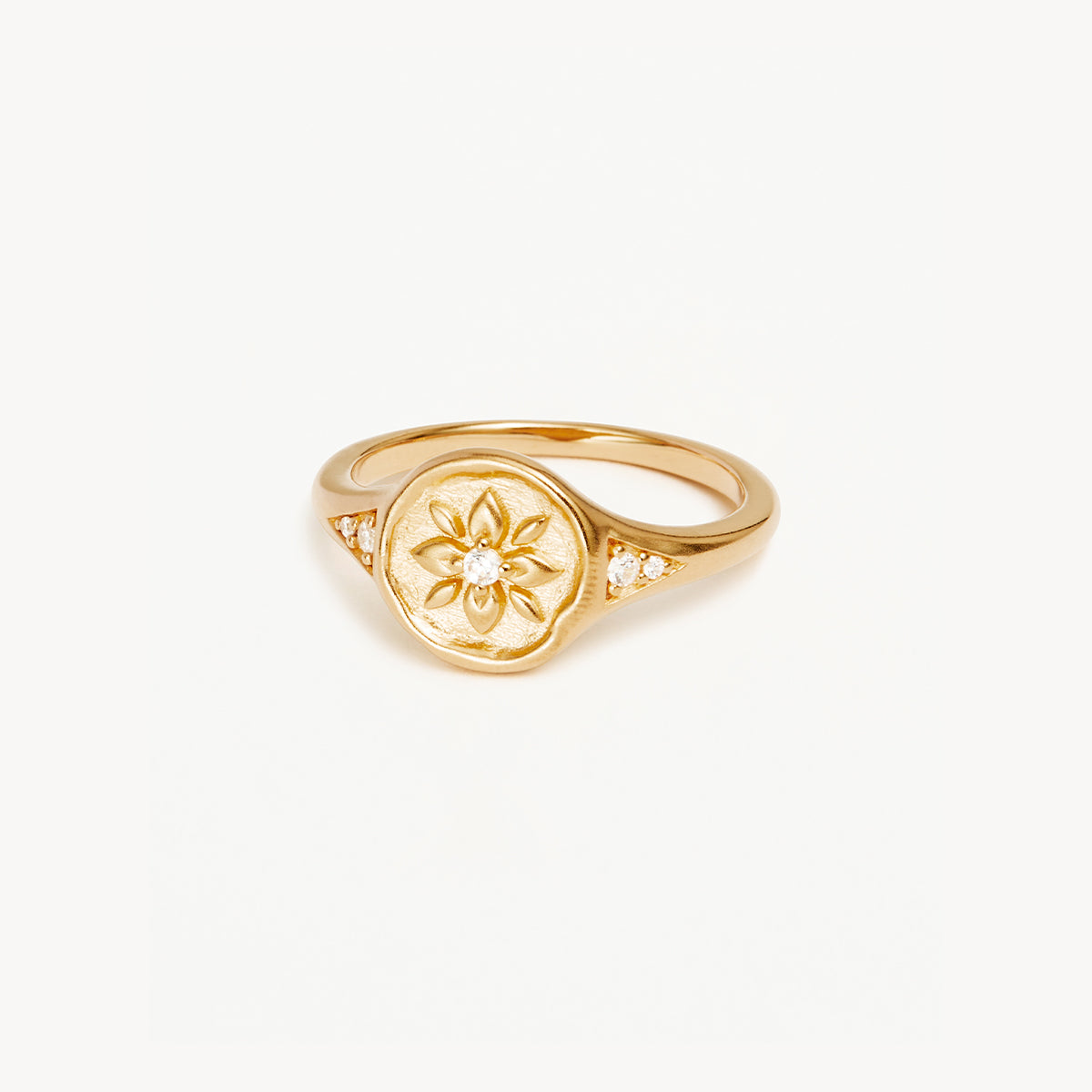 18k Gold Vermeil Live in Love Ring – by charlotte