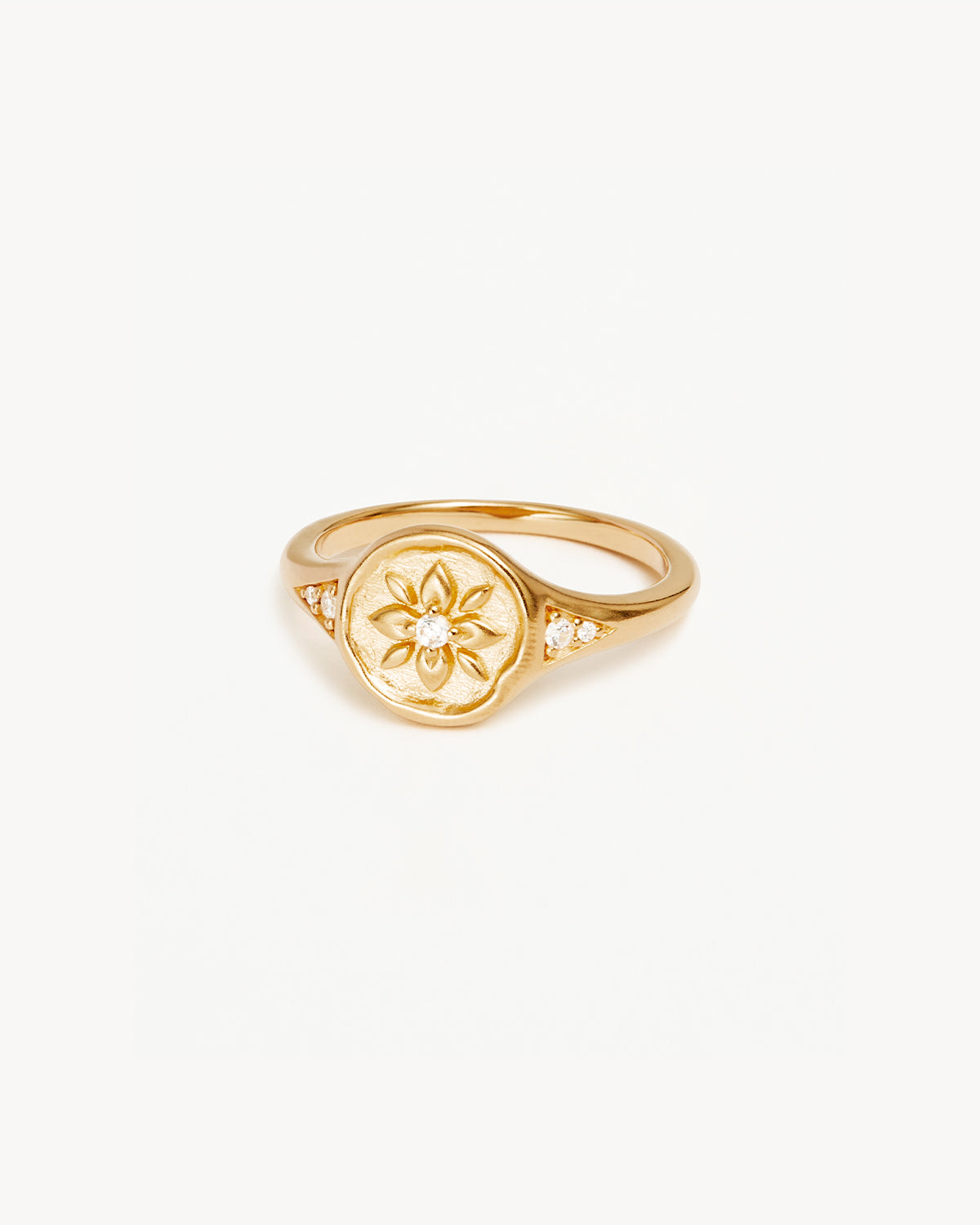 18k Gold Vermeil Live in Love Ring – by charlotte