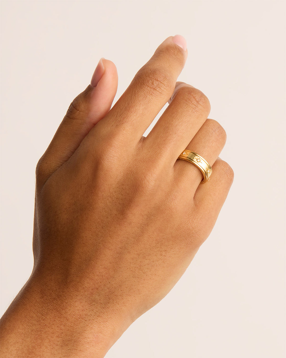 18k Gold Vermeil I Am Loved Spinning Meditation Ring – by charlotte