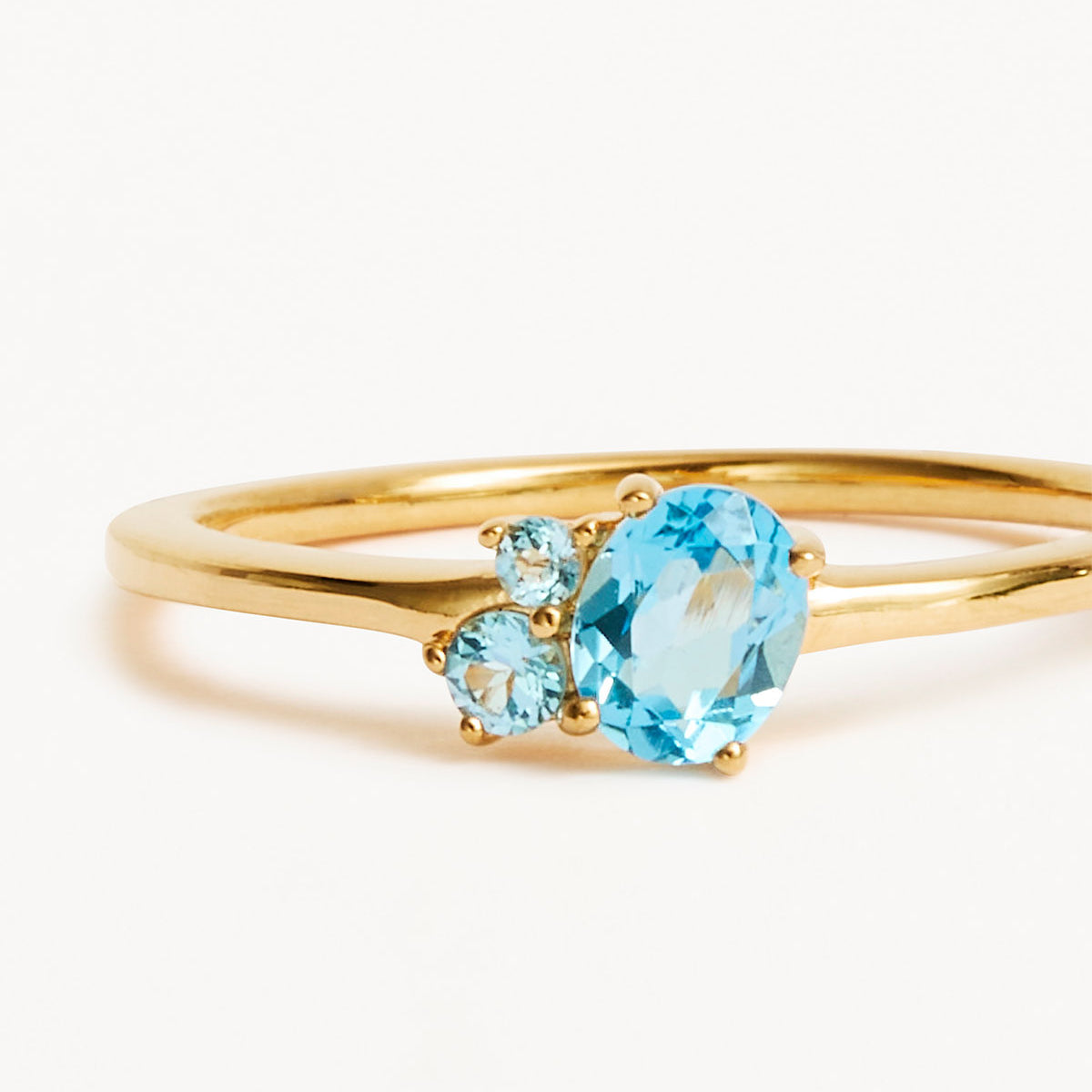 18k Gold Vermeil Kindred Birthstone Ring - March – by charlotte