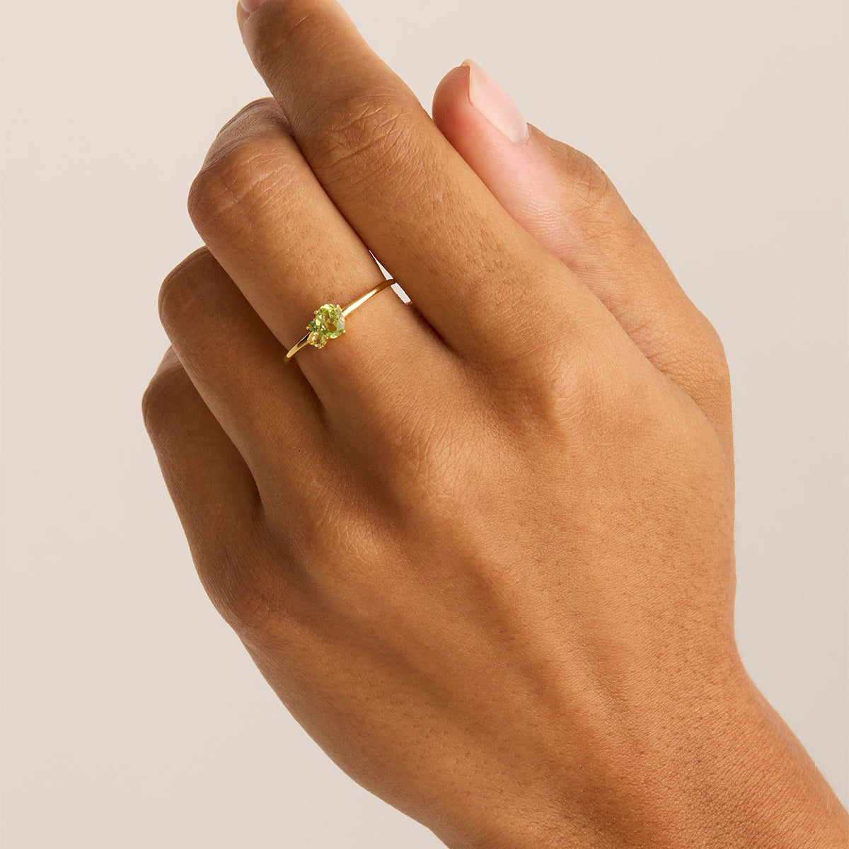 18k Gold Vermeil Kindred Birthstone Ring - August – by charlotte