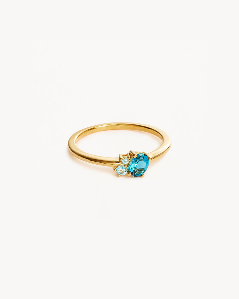 18k Gold Vermeil Kindred Birthstone Ring - December – by charlotte