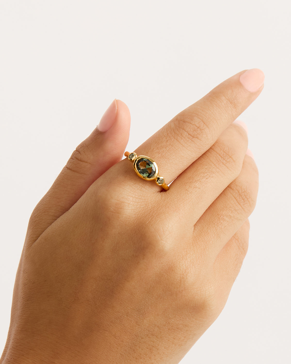 18k Gold Vermeil Radiant Soul Ring - Forest – by charlotte