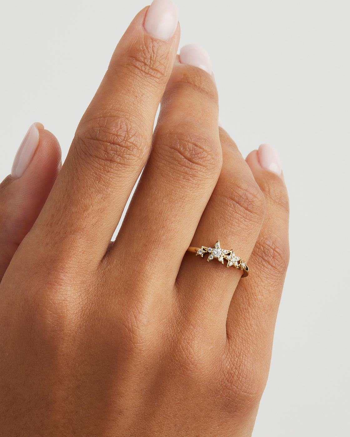 14k Solid Gold Stardust Lab-Grown Diamond Ring – by charlotte