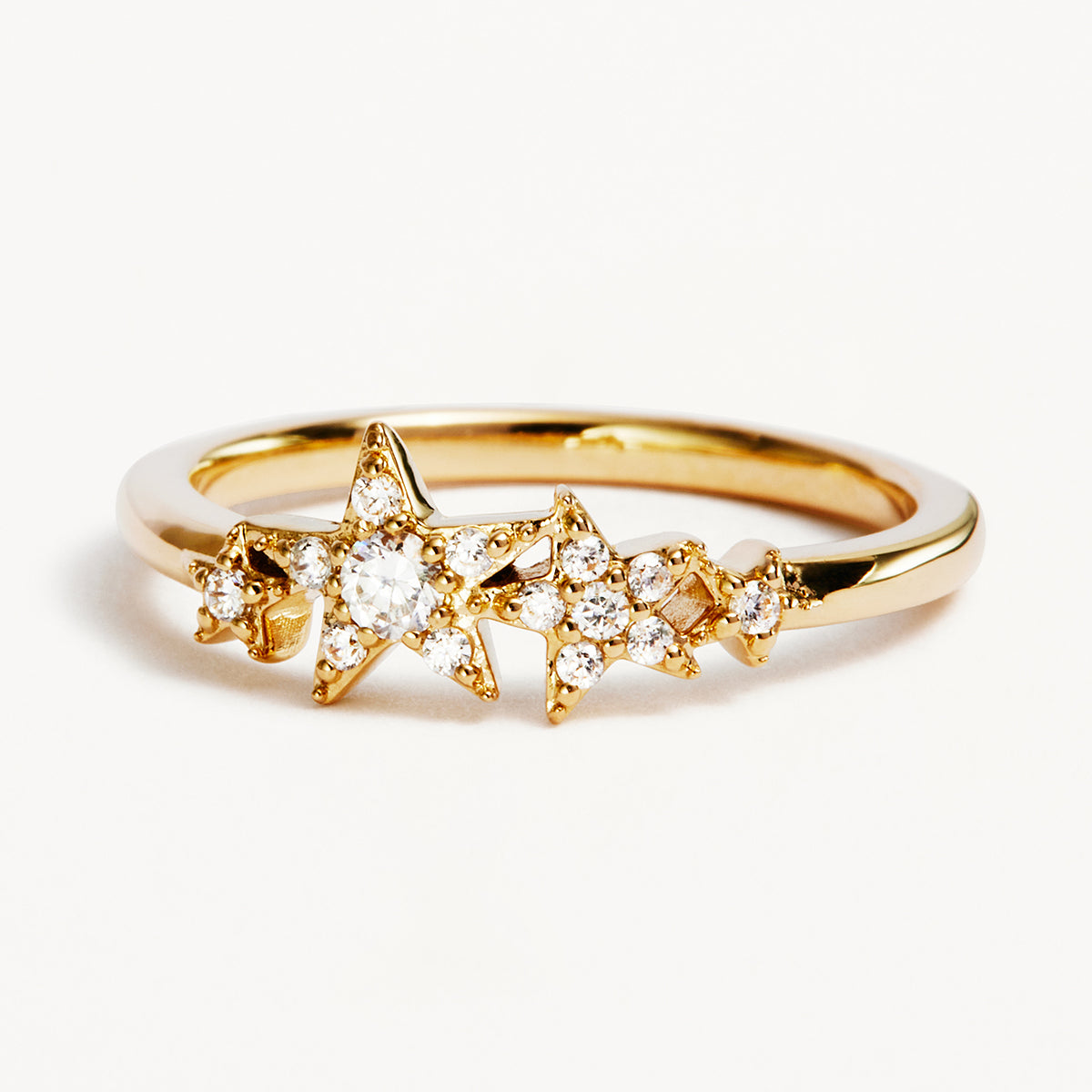 14k Solid Gold Stardust Lab-Grown Diamond Ring – by charlotte