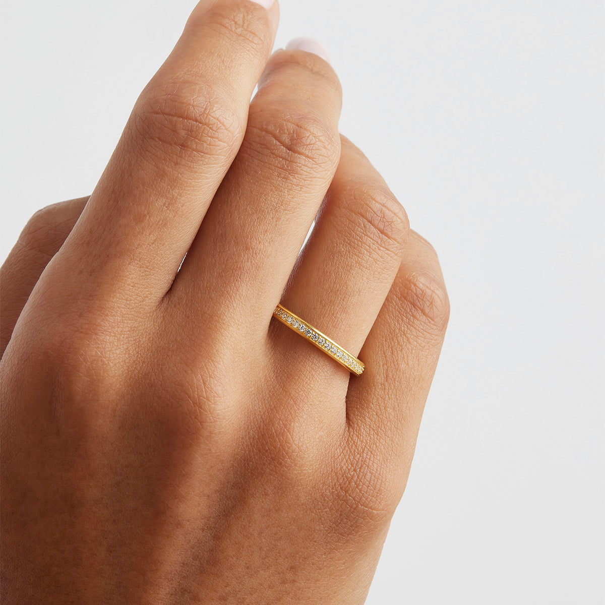 18k Gold Vermeil With Love Ring – by charlotte